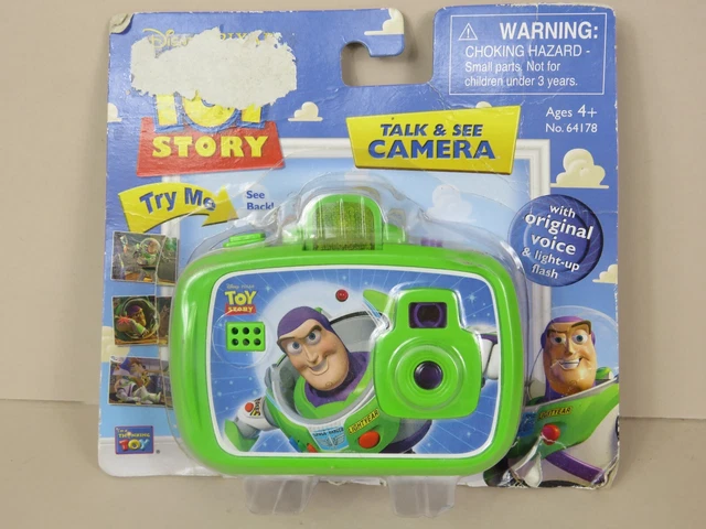 DISNEY PIXAR TOY Story Talk & See Camera Working Buzz Lightyear Never ...