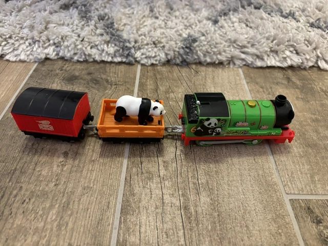 PANDA PERCY TRACKMASTER Train Motorised Sodor Safari £10.99 - PicClick UK