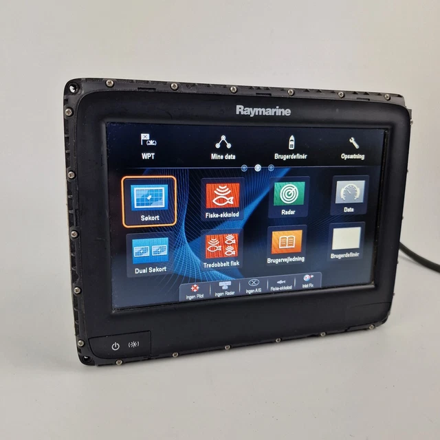 RAYMARINE A98 9& Touchscreen MFD Chartplotter SONAR w/ WiFi ...