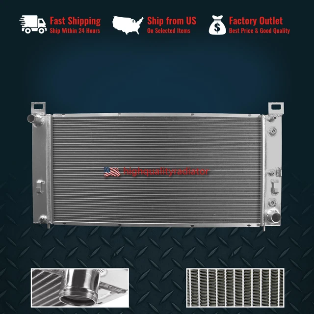 34& CORE ALL Aluminum Radiator For 2000-2014 Chevrolet Tahoe Chevy AT ...