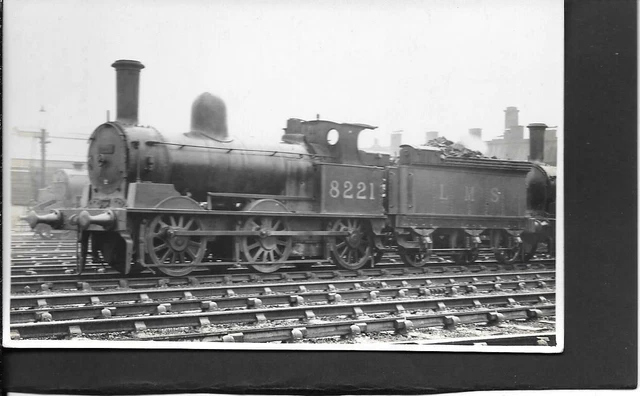 LMS / L&NWR - 2F Class 0-6-0 No. 8221 - Vintage Image - # Ref L31 £1.50 ...