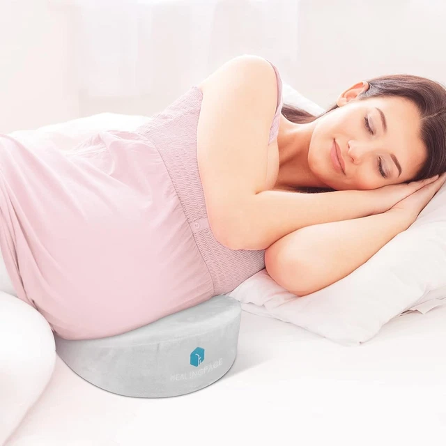 VERSATILE PREGNANCY PILLOW: Soft Foam Wedge for Comfort & Multi ...