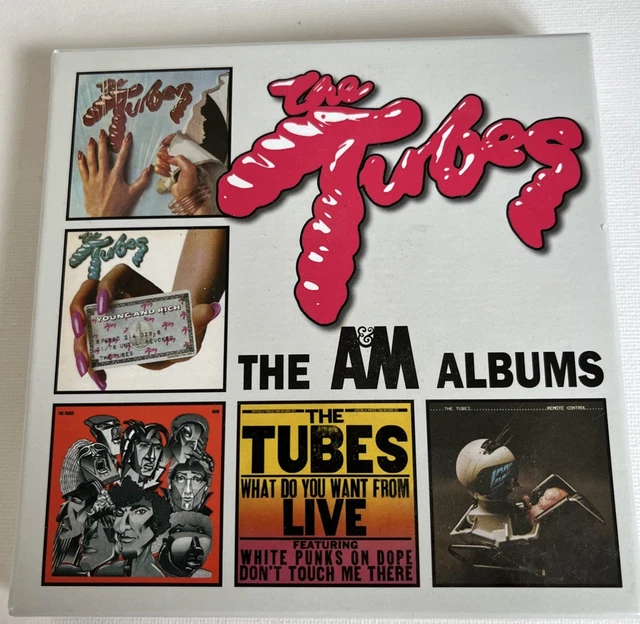 THE TUBES THE A&M ALBUMS 5-DISC CD BOX SET 2017 A&M RECORDS Ex ...