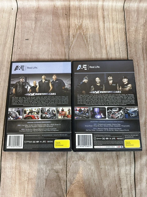 COUNTING CARS COLLECTION 2 Dream Rides Shifting Gears 4 Disc DVD PAL R4 ...