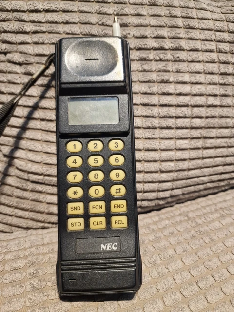 RARE NEC TR5E1320-9A Portable Vintage Cellular Brickphone Telephon 1987 ...