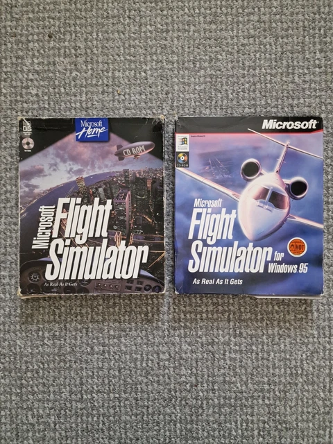 MICROSOFT FLIGHT SIMULATOR and Microsoft Flight Simulator Windows 95 ...