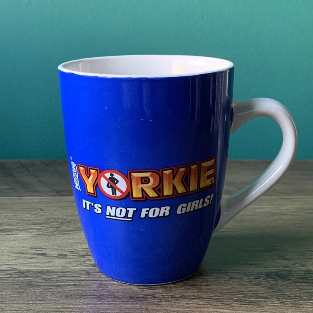 NESTLE YORKIE CHOCOLATE Bar Mug It’s NOT For Girls! £14.99 - PicClick UK