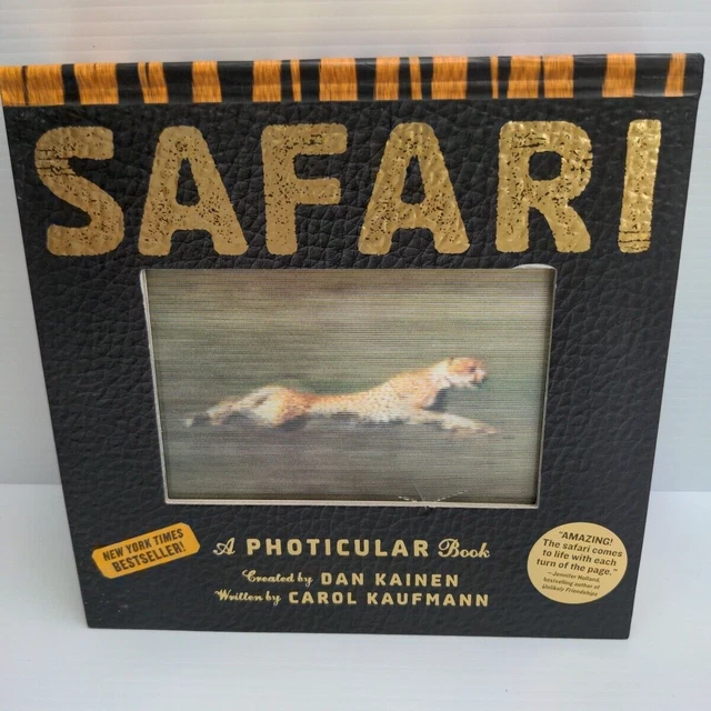 SAFARI A PHOTICULAR Book Dan Kainen Carol Kaufmann HC 2012 Moving ...