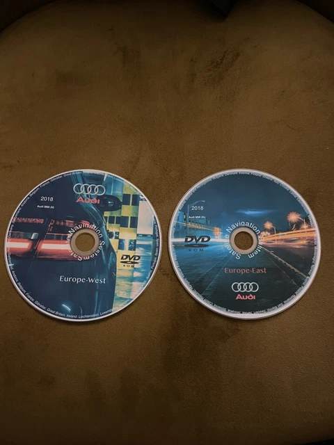AUDI MMI 2G HIGH SAT NAV Map Update DVD Disc (East-West Europe ) A4/A5 ...