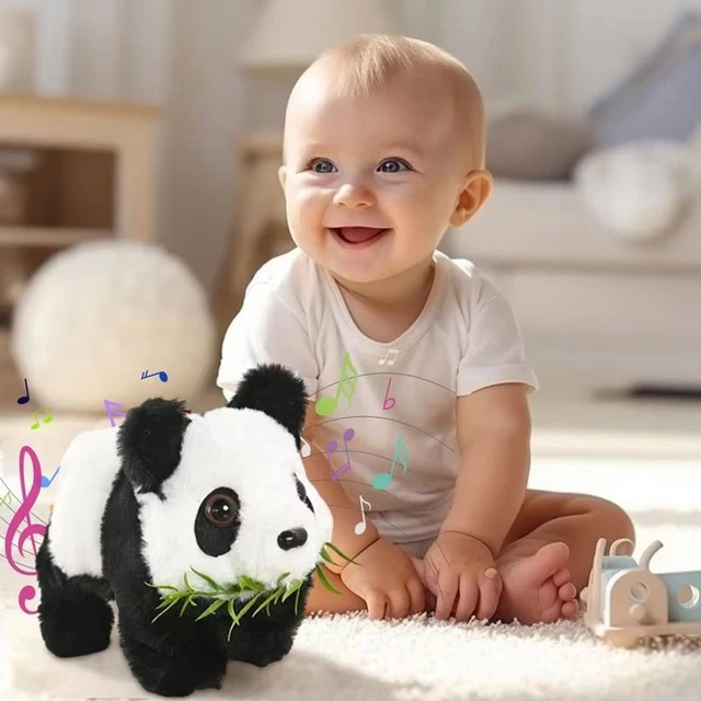 CAN WALK AND Nod Electric Panda Toy Animal Doll Electric Panda for Kid ...