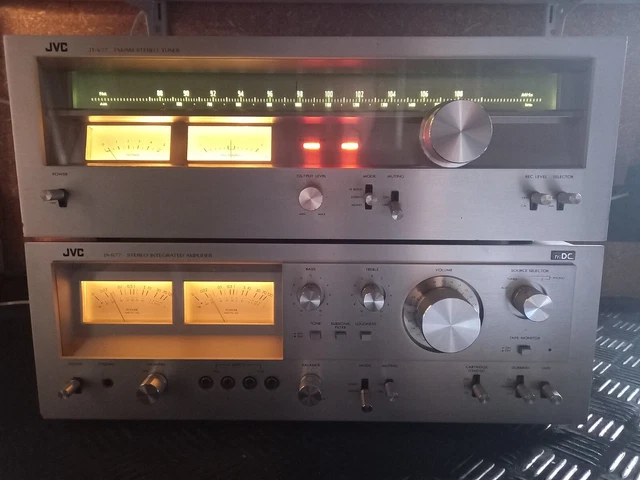 JVC JA-S77 AMPLIFICATORE & JVC JT-V77 Sintonizzatore Sistema Stereo ...