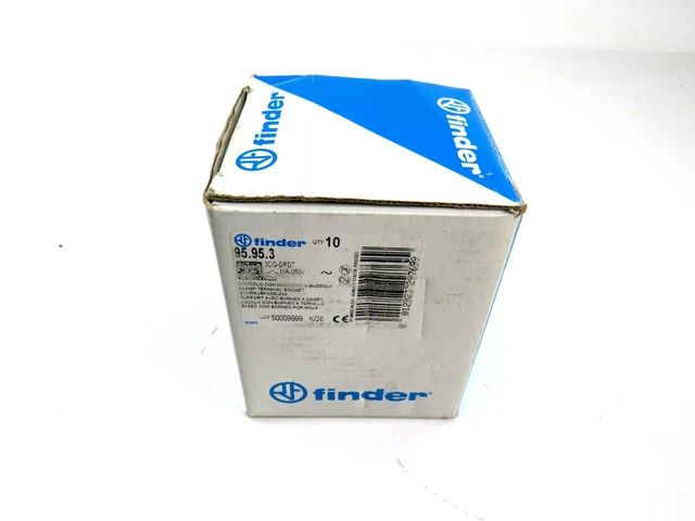 FINDER TYPE 95 95 3 Relay Socket 10A Lot of 10 New $28.21 - PicClick