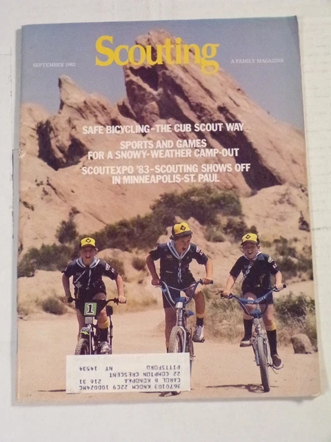 BSA SCOUTING FAMILY Magazine September 1983, Boy Scouts - 082923JENON ...