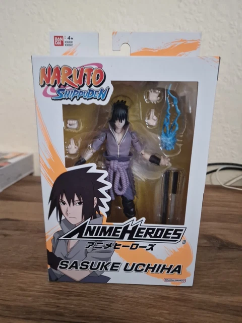 BANDAI ANIME HEROES Naruto Shippuden Uchiha Sasuke Figure New In Box ...