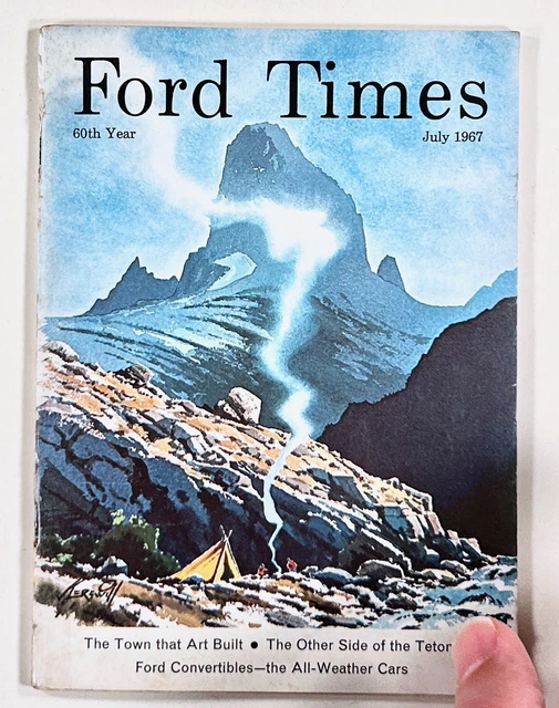 1967 JUL FORD TIMES "Owner's Magazine" LAGUNA BEACH Ford convertibles ...