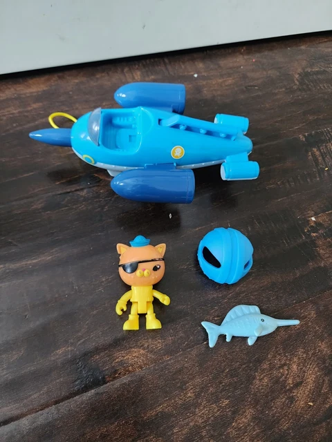 MATTEL OCTONAUTS GUP R Sailfish Swordfish Vehicle Toy & Kwazii Play Set ...