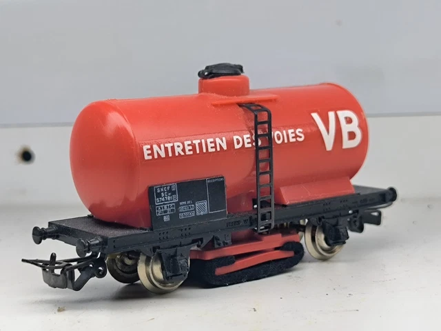JOUEF WAGON MARCHANDISE Citerne Entretien Des Voies VB Nettoyeurs ho train sncf EUR 1,00 ...