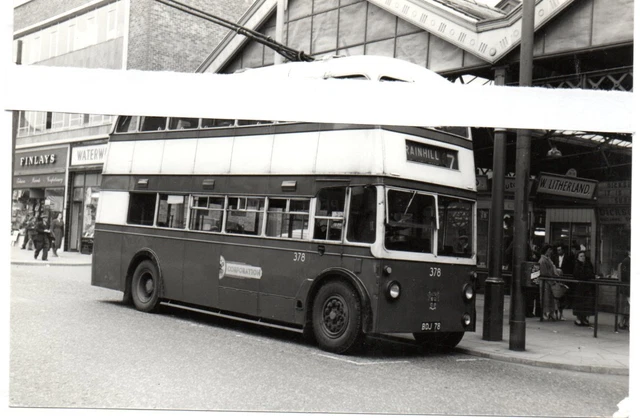 ST HELENS CORPORATION Trolley Bus Registration Number Bdj 78 Bus ...