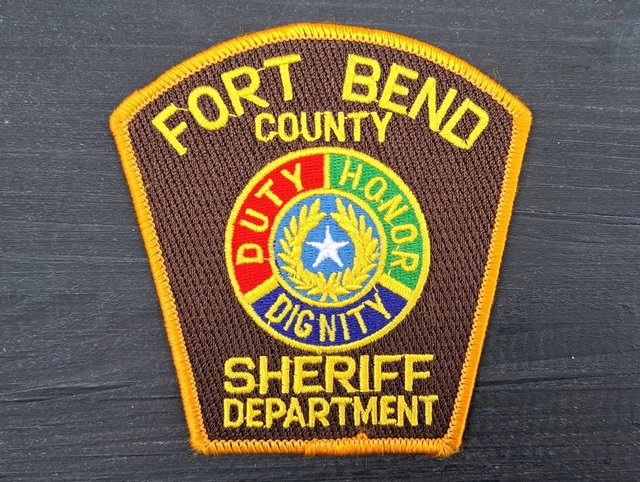 US POLICE PATCH FORT BEND COUNTY SHERIFF DEPARTMENT Polizei Abzeichen ...