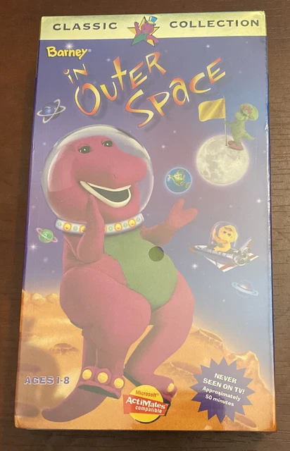 BARNEY - BARNEY in Outer Space (VHS, 1998) Collection Classique Vintage ...
