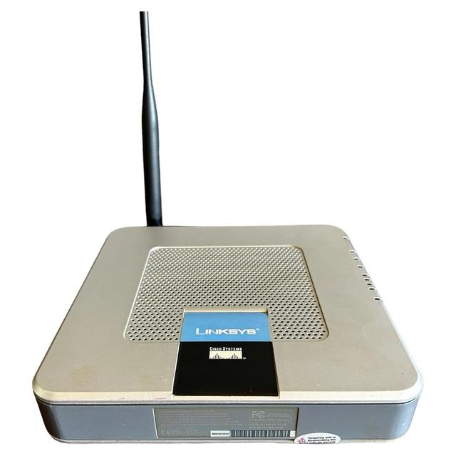 CISCO LINKSYS WIRELESS-G Broadband Router with 2 Phone Ports WRTP54G $8 ...