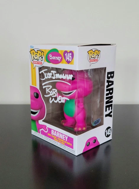 BOB WEST SIGNED Autographed Funko Pop Barney & Friends Voice Actor w ...