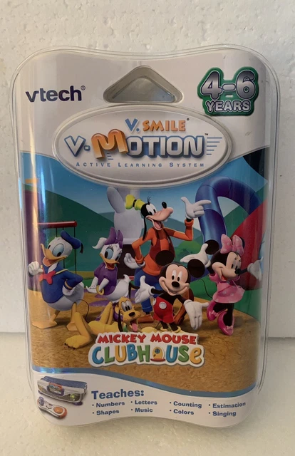 VTECH ACTIVE LEARNING Games Vsmile Motion Mickey Mouse Club House Ages ...