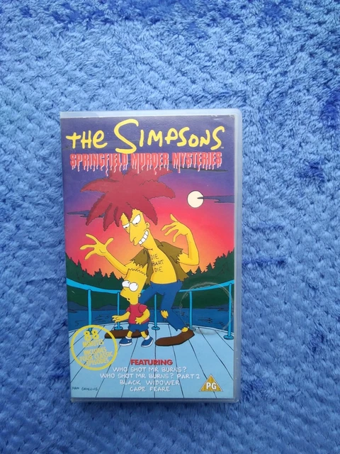 THE SIMPSONS SPRINGFIELD Murder Mysteries Vhs Video, Freepost £4.99 ...