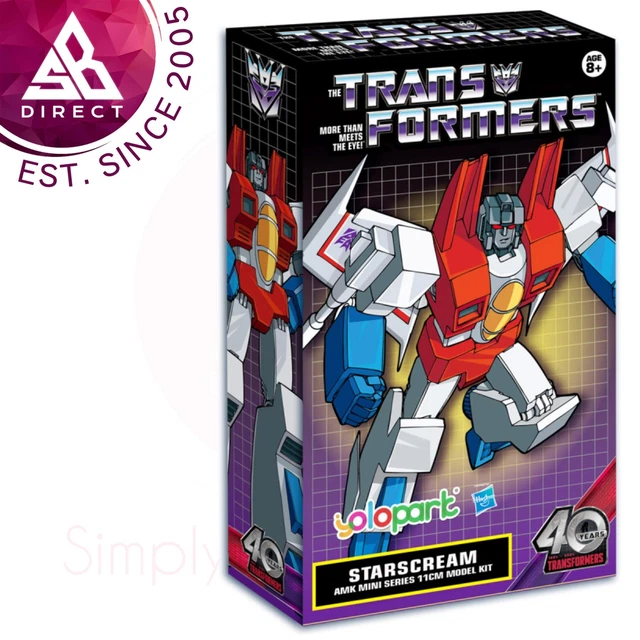 TRANSFORMERS GENERACIÓN UNO Mini Serie Kit De Modelo 10cm - Starscream ...
