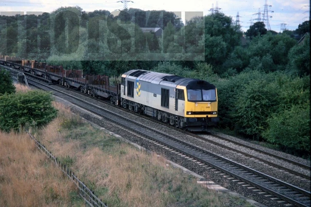35MM SLIDE BR British Rail Diesel Loco Class 60 60049 Lea Marston 1994 ...