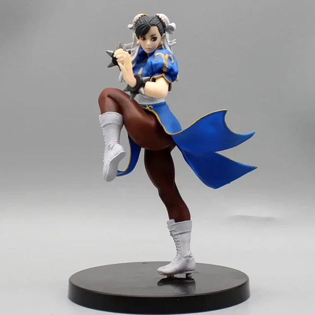 CHUN LI STREET Fighter Figure Chun-Li PVC Statue 18cm Collector Model £ ...