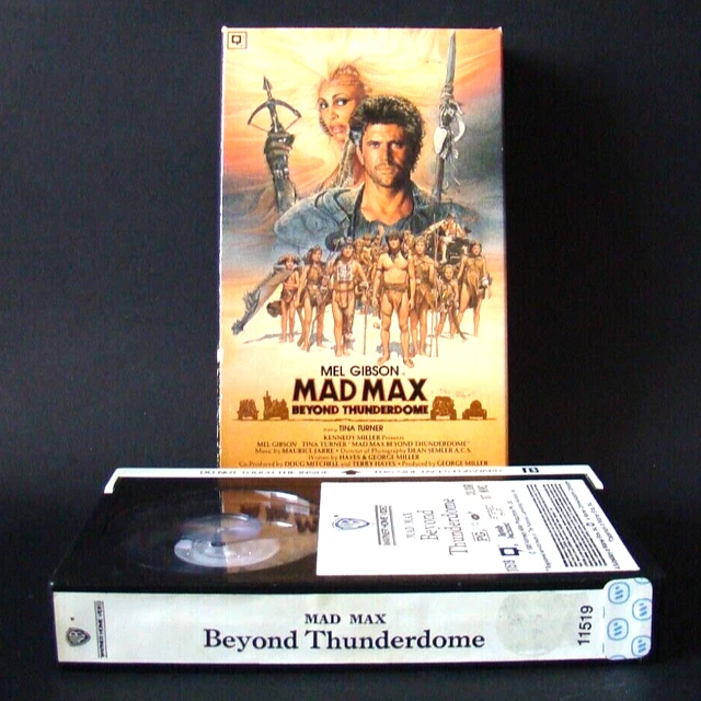 MAD MAX BEYOND Thunderdome Betamax 1985 80s Mel Gibson Action Rare HTF ...