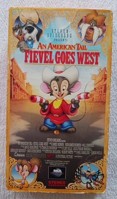 AN AMERICAN TAIL: Fievel Goes West VHS Kathleen Kennedy David Kirschner ...
