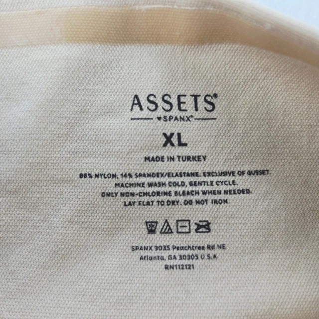 ASSETS BY SPANX -1965 High Waist Thigh Slimmer Shapewear Shorts Nude ...
