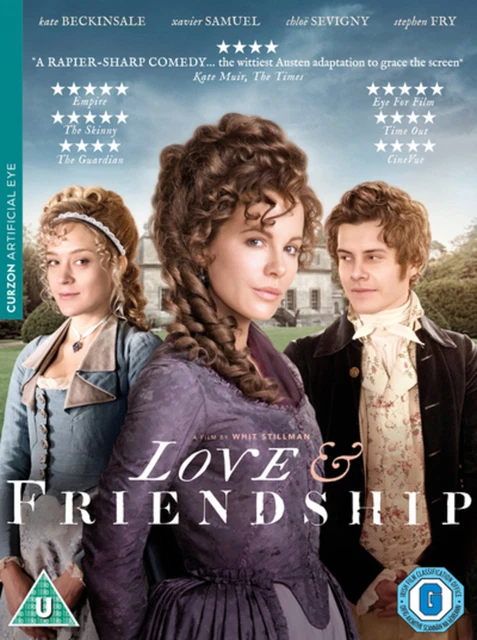 LOVE FRIENDSHIP (DVD) Stephen Fry Justin Edwards Tom Bennett Jemma ...
