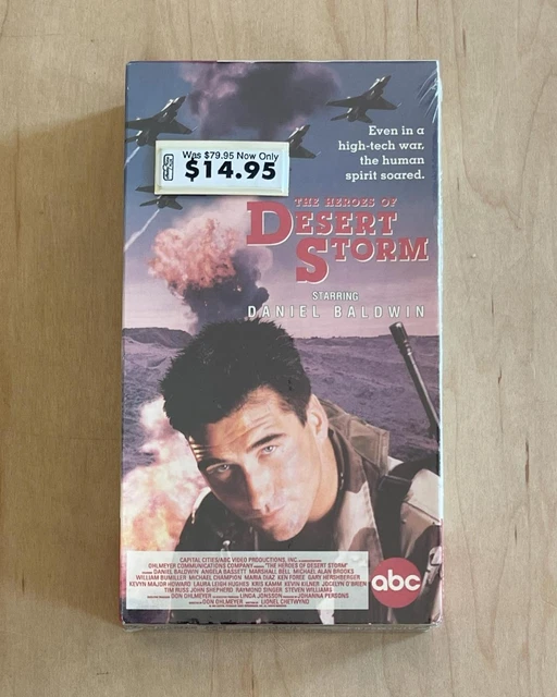 THE HEROES OF DESERT STORM (1991) Sealed VHS TV Movie Military War ...
