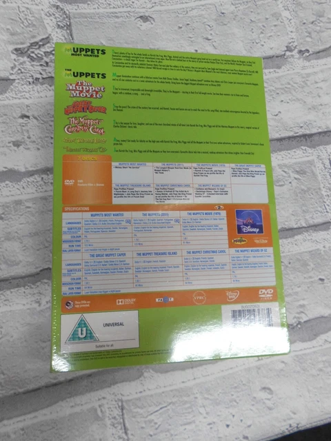 THE MUPPETS 7 Movie Collection DVD Box Set Region 2 Rated U - CG D36 £7 ...