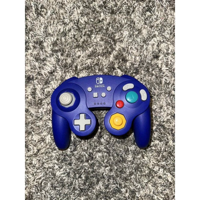 POWERA WIRELESS GAMECUBE Style Controller Nintendo Switch Purple - Open ...