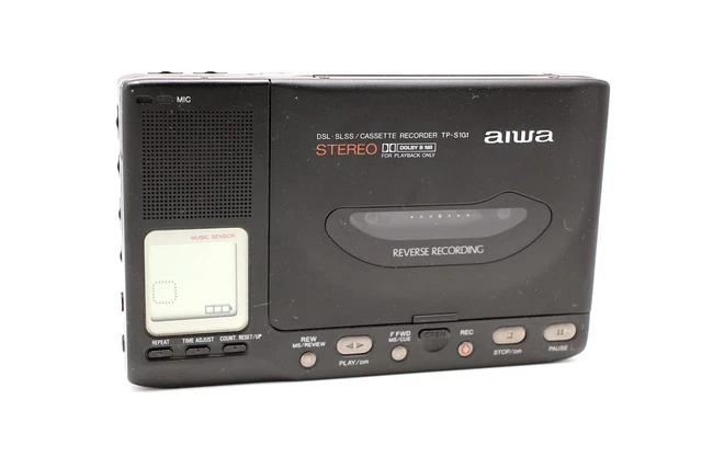 LECTEUR/ENREGISTREUR CASSETTE AIWA TP-S101 DSL SLSS pour pièces ou ...