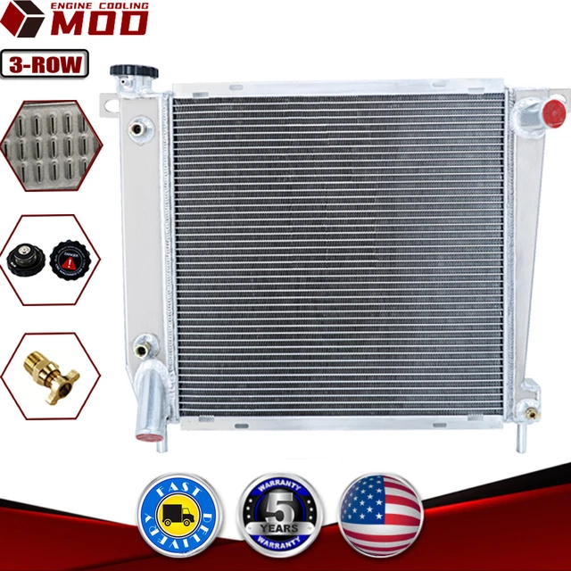 3 CORE RADIATOR Fit 1985-1994 Ford Ranger Explorer Bronco Ii Mazda ...