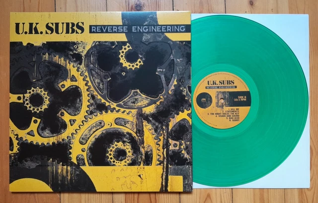 UK SUBS REVERSE Engineering LP GF Lim Green | M NM | 2022 Cleopatra ...