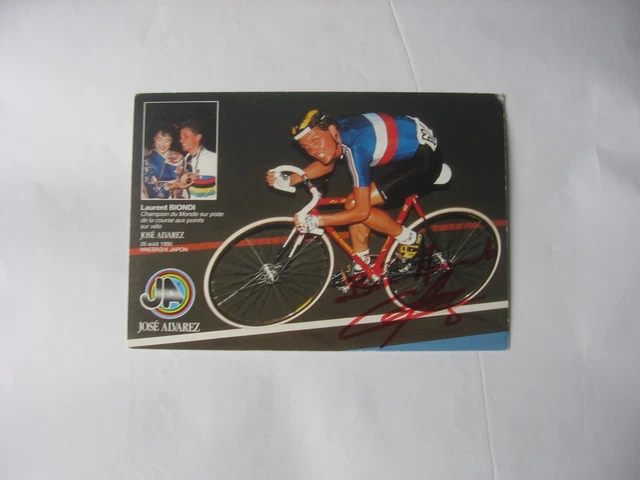 CYCLISME- AUTOGRAPHE - carte signée Laurent Bionci EUR 5,00 - PicClick FR