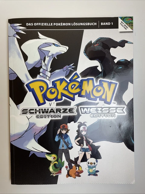 POKÉMON LÖSUNGSBUCH SCHWARZE und Weisse Edition Band 1 - ohne Poster EUR 25,00 - PicClick DE