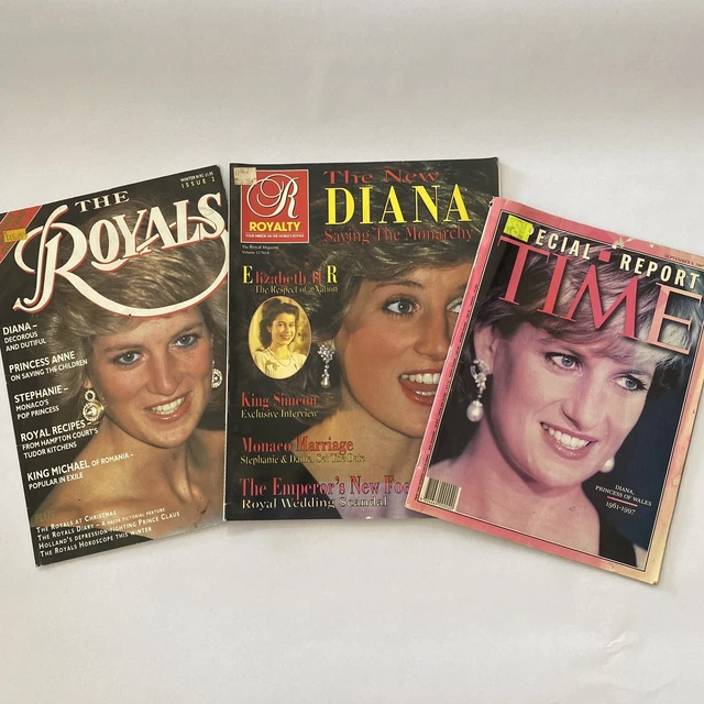 VINTAGE PRINCESS DIANA Magazines Time Magazine The Royals Royalty ...