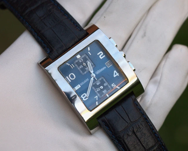 OROLOGIO ALTANUS SQUARE cronografo uomo acciaio 90' EUR 50,00 - PicClick IT
