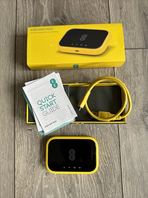 EE 4GEE WIFI Mini Black & Yellow Portable Wi-Fi Hotspot Modem £12.00 ...