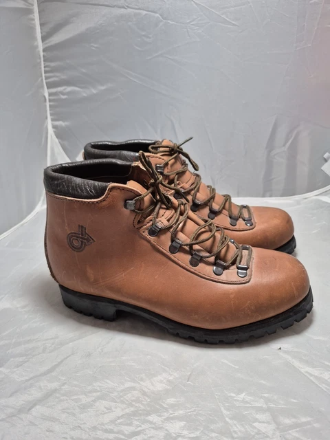 VINTAGE DEXTER BROWN Leather Hiking Boots Mens Size 7.5 £44.55 ...