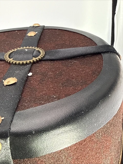 GOTHIC STEAMPUNK TOP Hat with Goggles Costume Accessory Head Gear ...