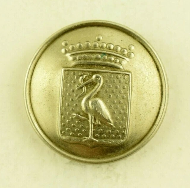 1860-70S CREST LIVERY Arm Holding Sword Wreath Uniform Button Original ...