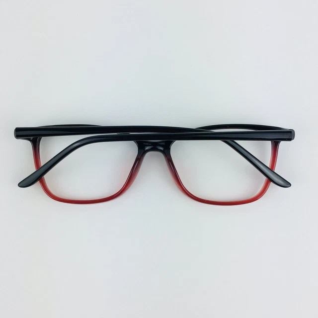 SPECSAVERS EYEGLASSES BLACK/RED OMBRÉ SQUARE glasses frame MOD: NETTLE ...